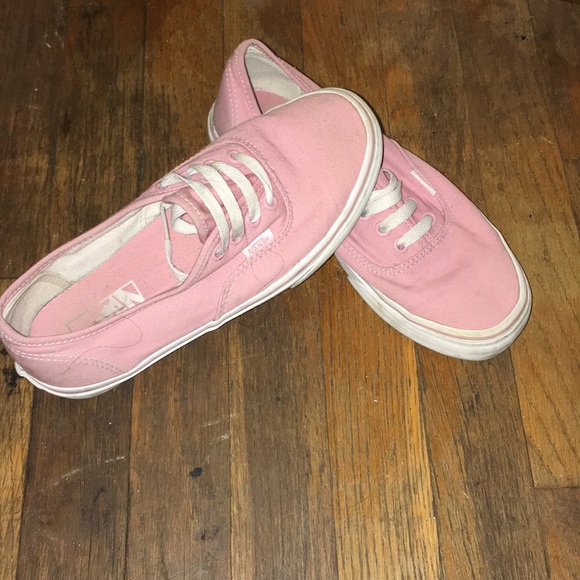 Vans | Shoes | Authentic Pink Vans | Poshmark